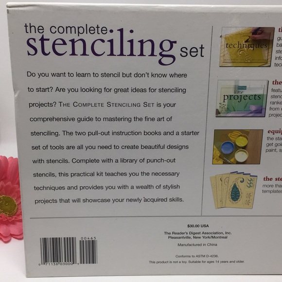 Reader’s Digest | Wall Decor | Complete Stenciling Set Stencils Step By ...